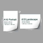 Dimesnsi panjang lebar tinggi luas kertas A5 serta ukuran kertas A0 A1 ...